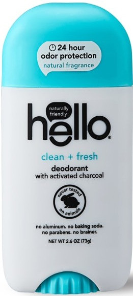 Sản phẩm khử mùi Hello Clean + Fresh Deodorant With Activated Charcoal