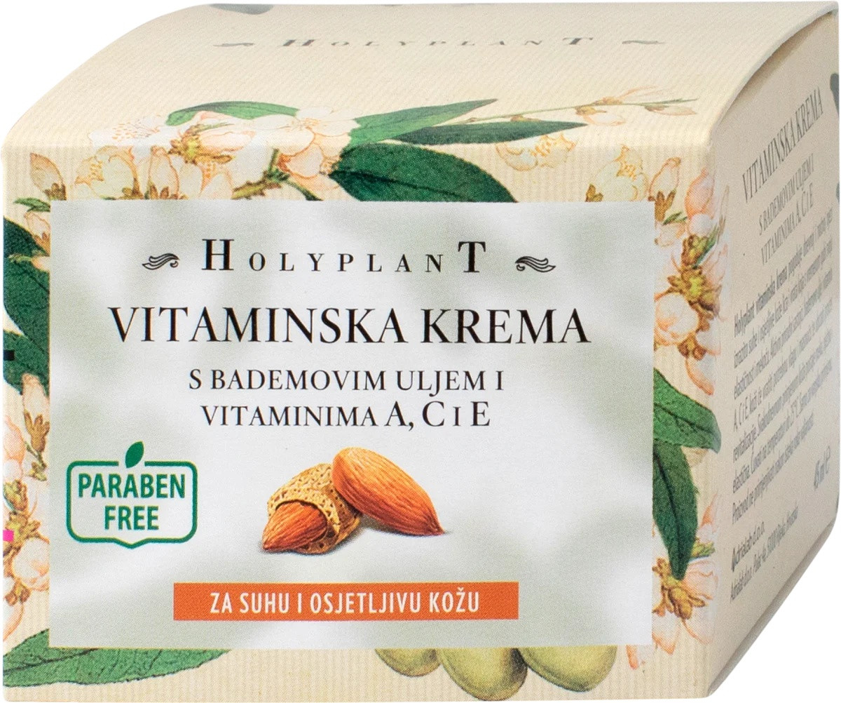 Full ingredients list Holyplant Vitamin Face Cream