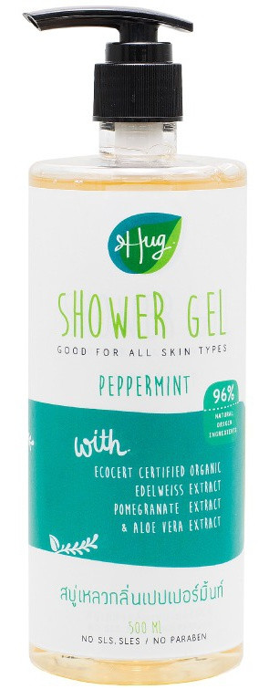 Thành phần Sữa tắm Hug Peppermint Shower Gel đầy đủ