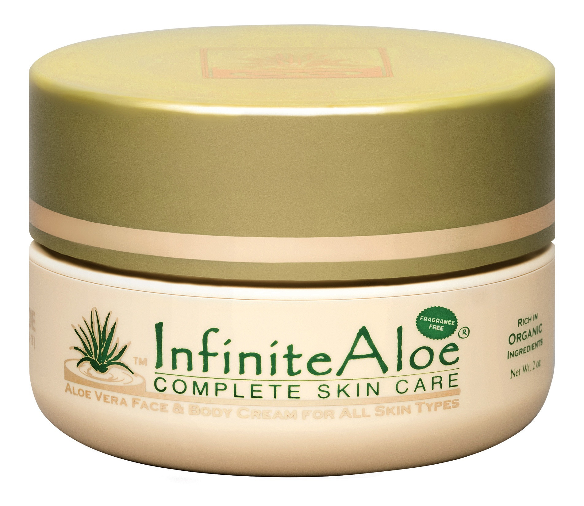 Infinite Aloe Fragrance Free Aloe Vera Face & Body Cream