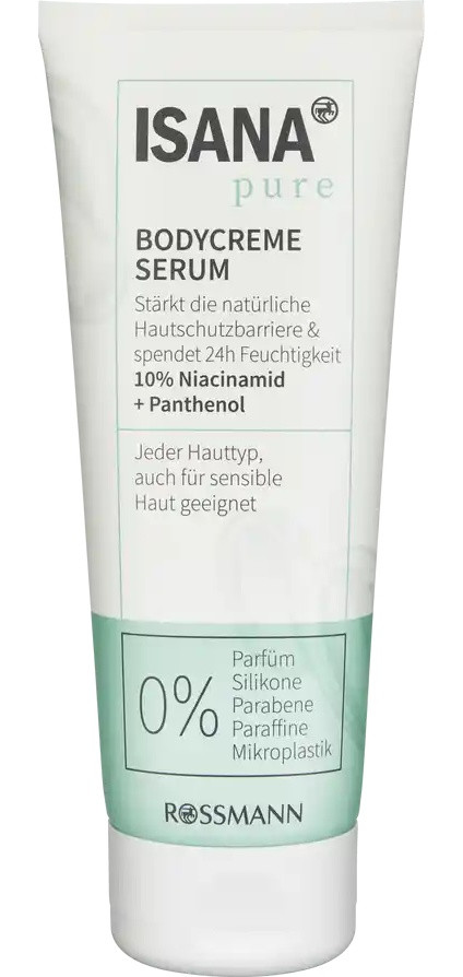 Thành phần Tinh chất Isana Pure Bodycreme Serum đầy đủ