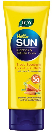 Joy Hello Sun Sunblock And Anti Tan Lotion
