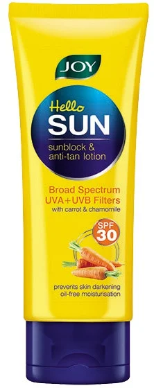 Joy Hello Sun Sunblock And Anti Tan Lotion