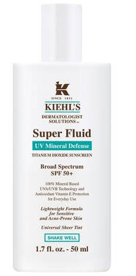 Kiehl’s Super Fluid Uv Mineral Defense Titanium Dioxide Sunscreen Broad ...