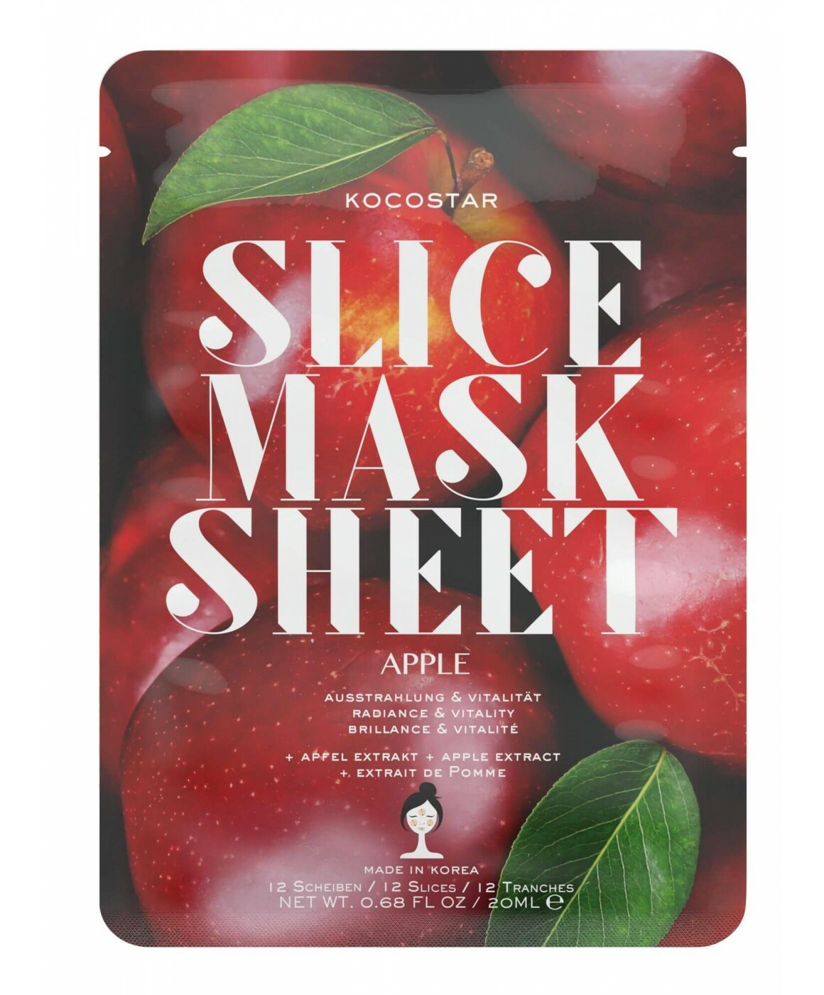 Mặt nạ KOCOSTAR Slice Mask Sheet Apple