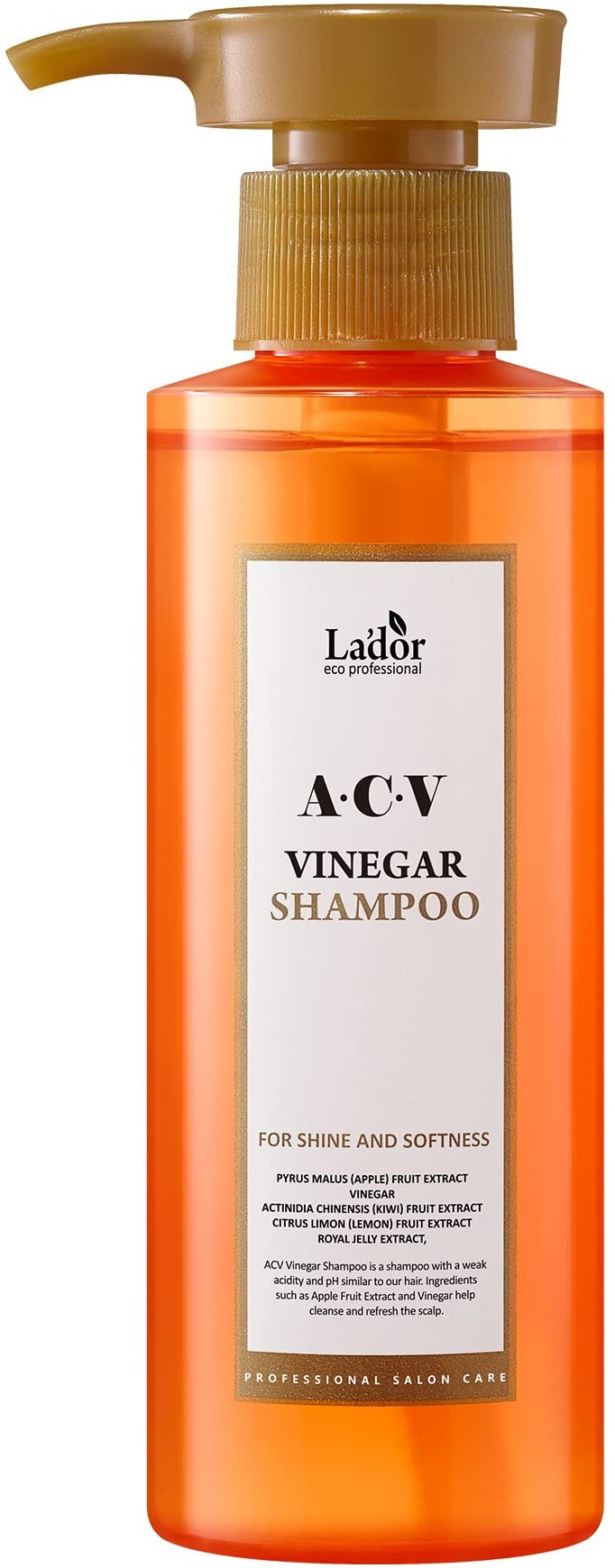 Thành phần Dầu gội LADOR Acv Vinegar Shampoo đầy đủ