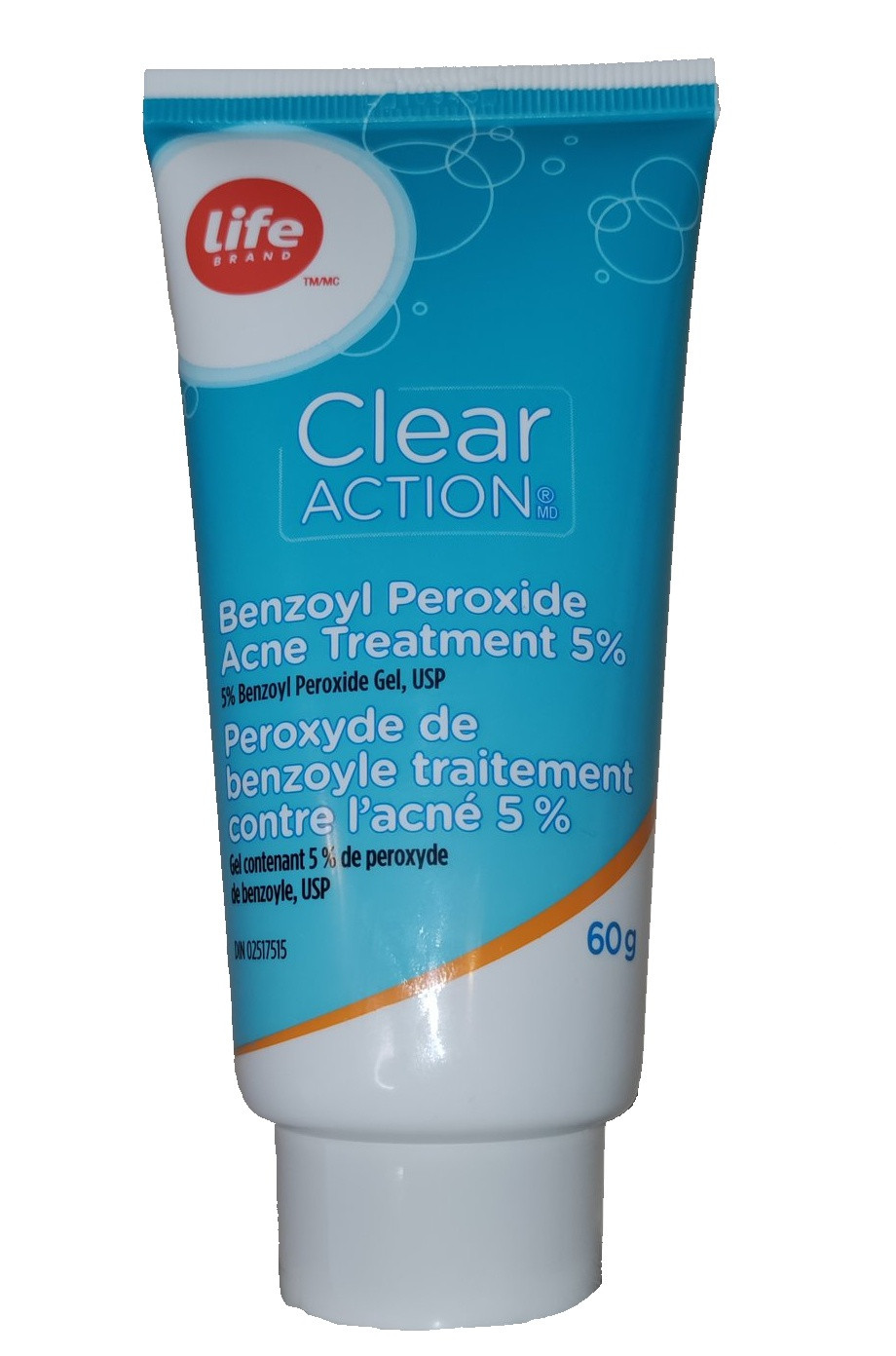Sản phẩm đặc trị Life Brand Clear Action Benzoyl Peroxide Acne Treatment 5%