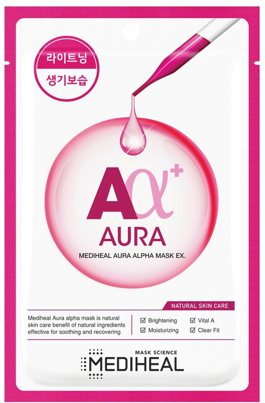 Full ingredients list MEDIHEAL Aura-alpha Mask Ex.