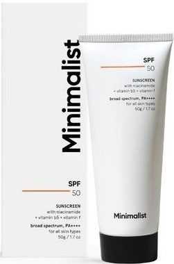 minimalist SPF 50 Pa ++++ Sunscreen With Multivitamin For Reducing ...