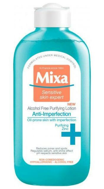 Full ingredients list Mixa Alcohol Free Purifying Lotion ...