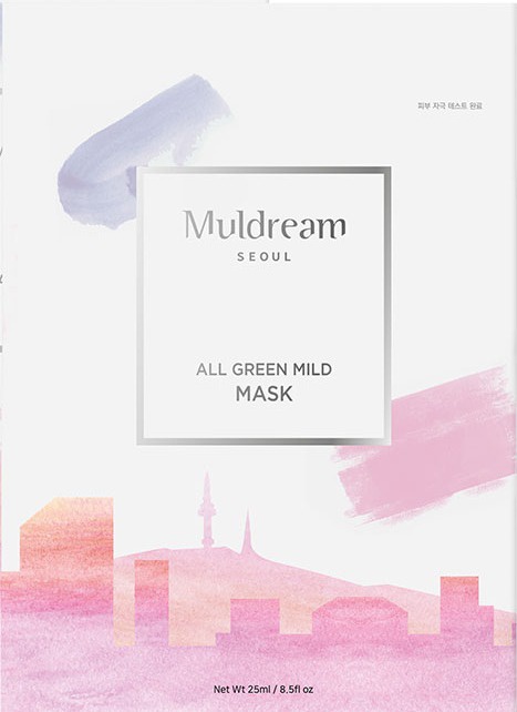 Full ingredients list Muldream Seoul All Green Mild Mask