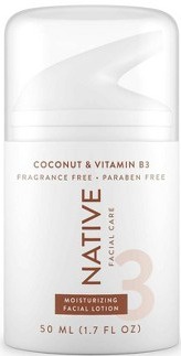 Thành phần Sữa dưỡng Native Moisturizing Facial Lotion