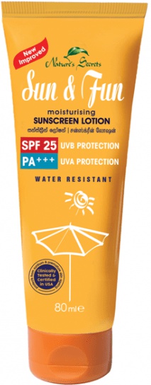 Thành phần Sữa dưỡng Nature’s Secrets Sun & Fun Sunscreen ...
