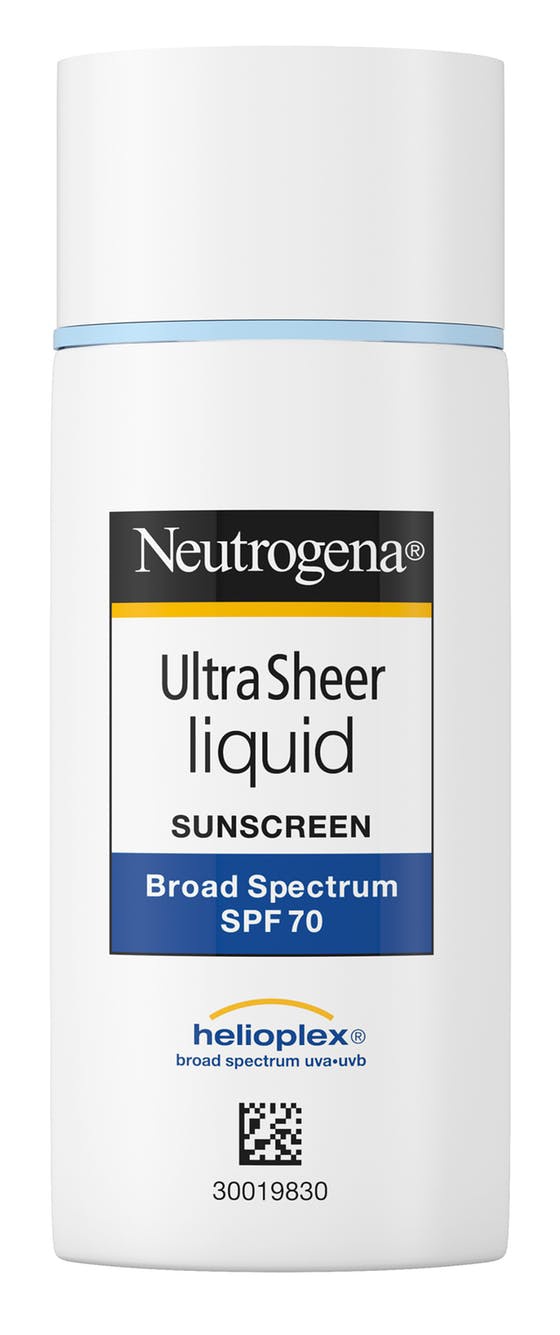 Ingredients list Neutrogena Ultra Sheer® Liquid Sunscreen ...