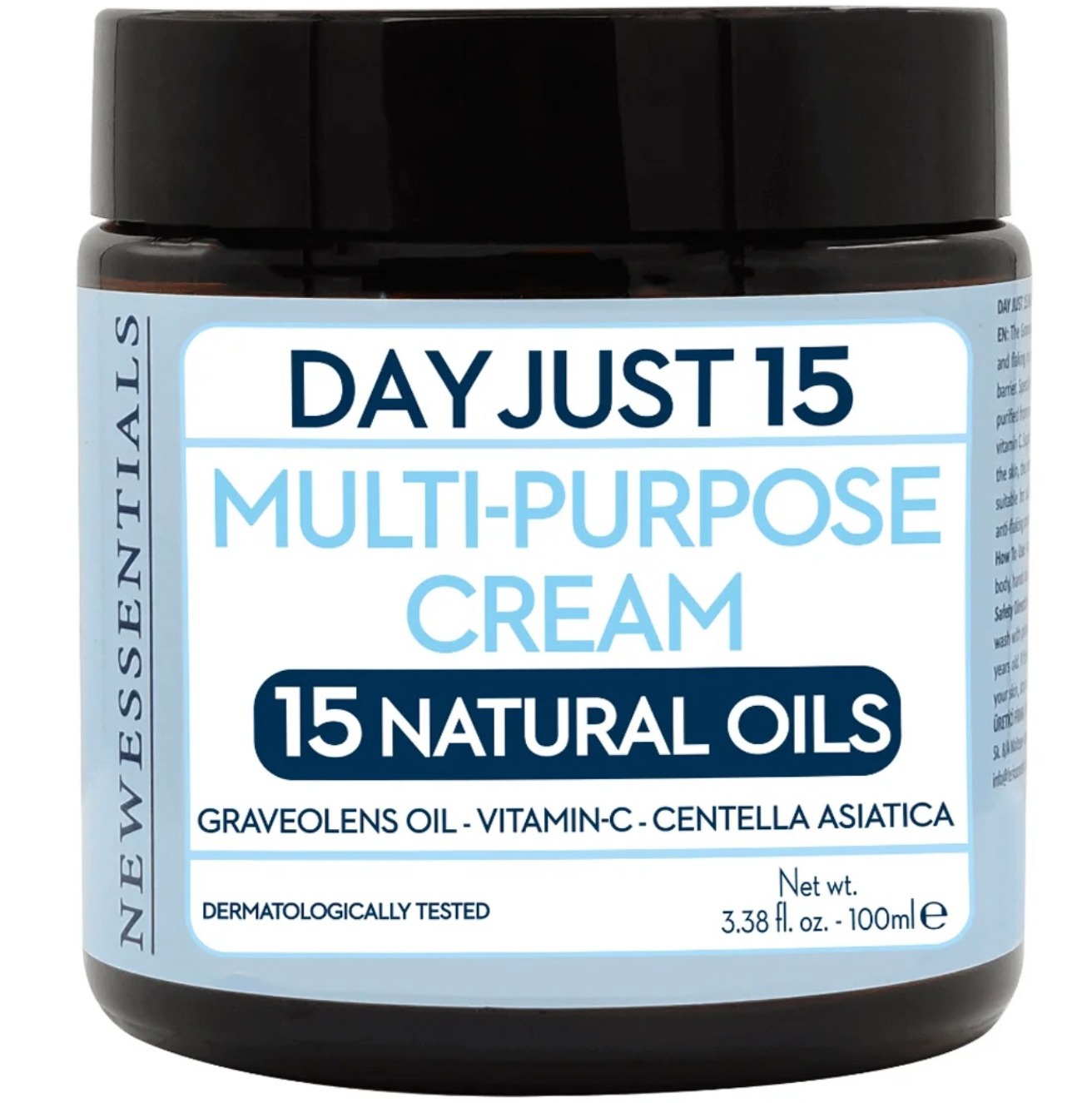 Full ingredients list New Essentials 15 Cream