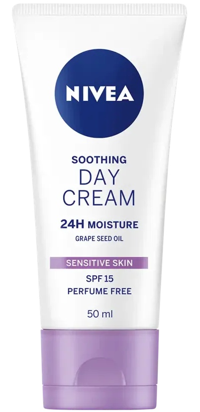 Full ingredients list Nivea Soothing Day Cream SPF 15