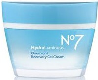 Full ingredients list No7 Hydraluminous Overnight Recovery Gel ...