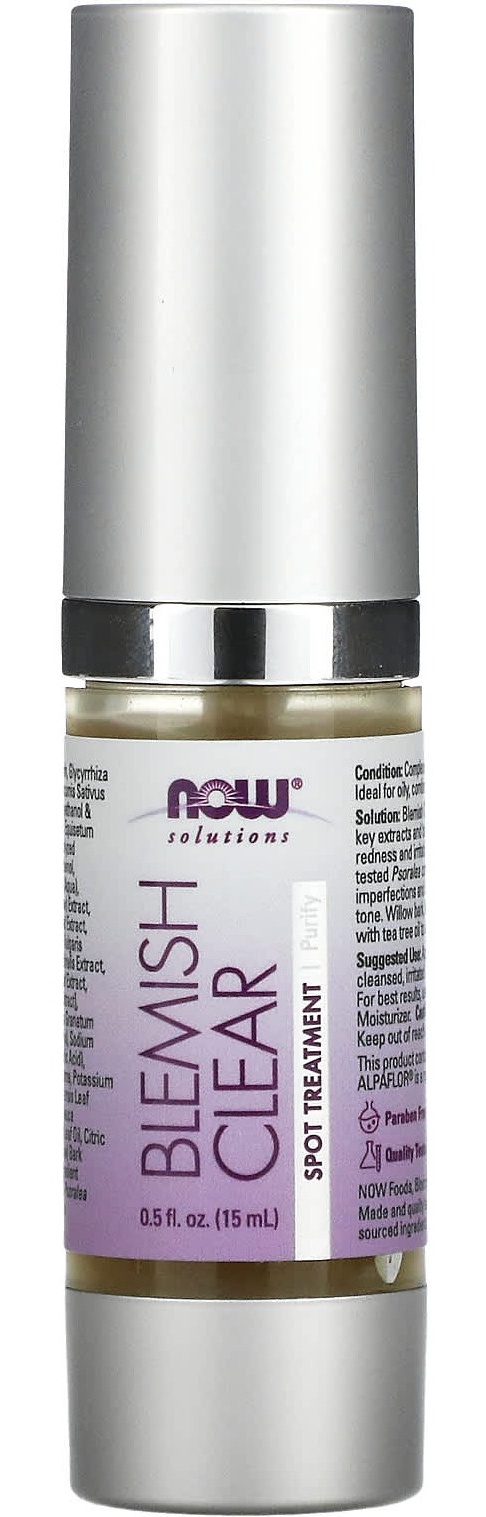Full ingredients list Now Foods Blemish Clear Spot Treatment
