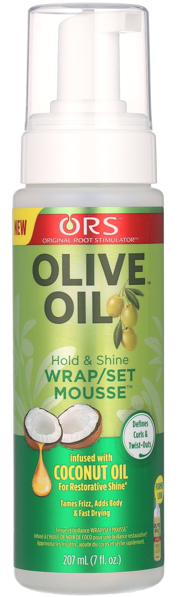 ORS Olive Oil Hold & Shine Wrap Set Mousse