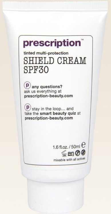 Full ingredients list Prescription Shield Cream SPF 30