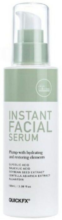 Full ingredients list Quickfx Instant Facial Serum