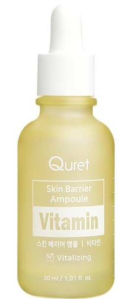 Full ingredients list Quret Skin Barrier Ampoule Vitamin