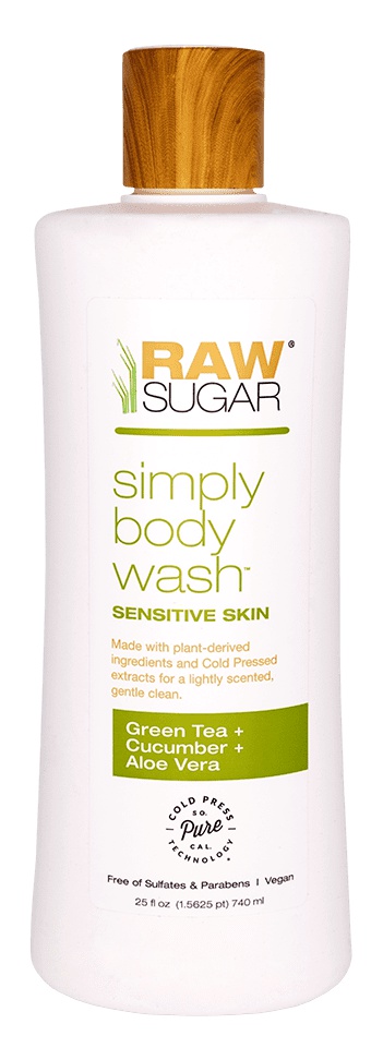 Raw Sugar Raw Sugar Skin Green Tea + Cucumber + Aloe Vera Sensitive ...