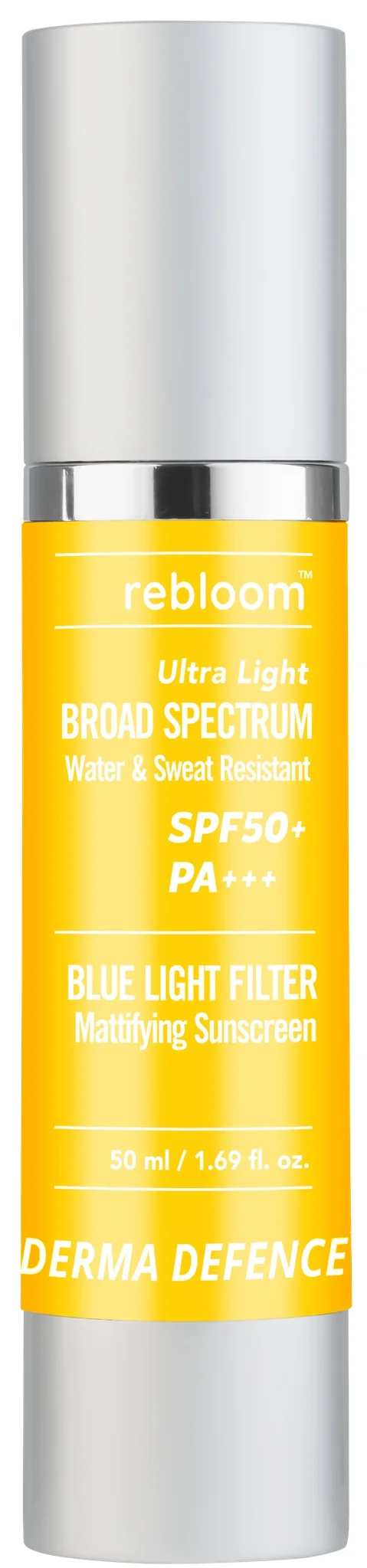 Rebloom Broad Spectrum Sunscreen SPF 50 PA+++ IR Blue Light