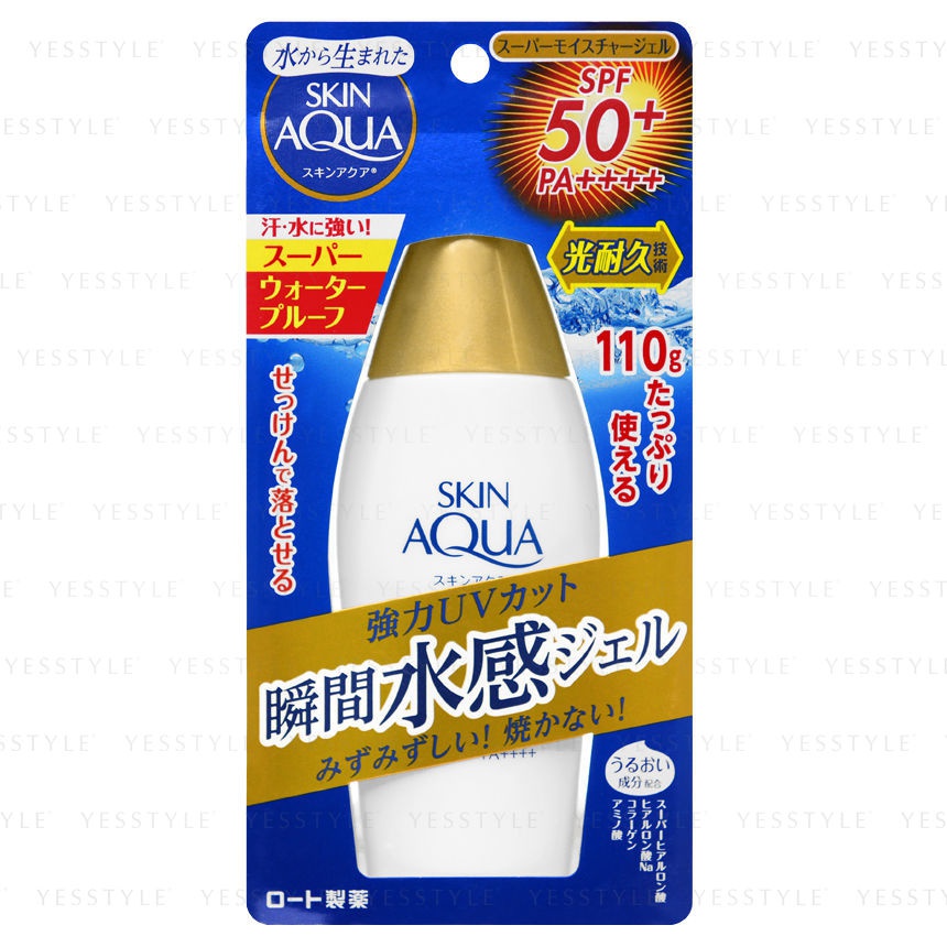 Rohto Mentholatum Skin Aqua Uv Super Moisture Gel Spf 50+ Pa++++