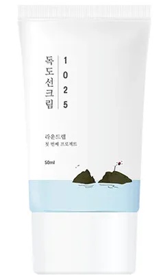 Full ingredients list Round Lab 1025 Dokdo Sun Cream SPF50+