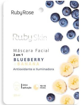 Thành phần Ruby Rose Ruby Skin Máscara Facial Blueberry E ...
