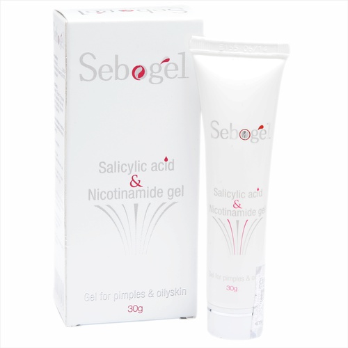 Thành phần Sebogel Salicylic Acid & Nicotinamide Gel đầy đủ