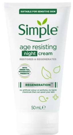 Kem dưỡng ban đêm Simple Age Resisting Night Cream