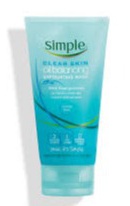 Thành phần Simple Clear Skin Oil Balancing Exfoliating Wash