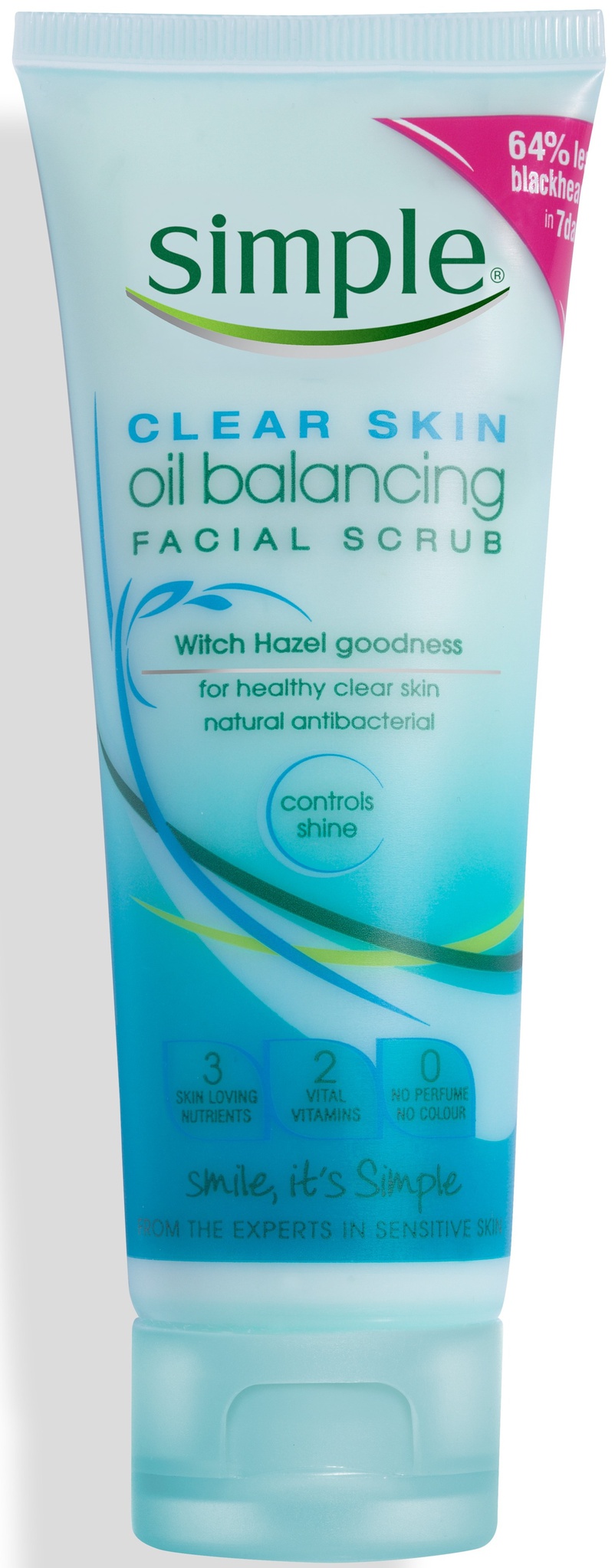 Tẩy da chết Simple Clear Skin Oil Balancing Facial Scrub