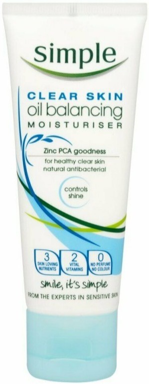 Full ingredients list Simple Clear Skin Oil Balancing ...