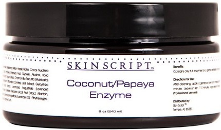 Thành phần Skin Script Coconut/papaya Enzyme đầy đủ