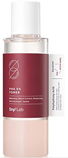 Nước hoa hồng SNP Lab PHA 5% Toner