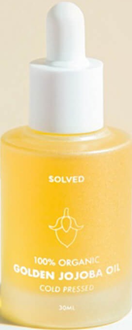 Solved Skincare 100% Golden Jojoba Oil | Organic/ Cold Pressed