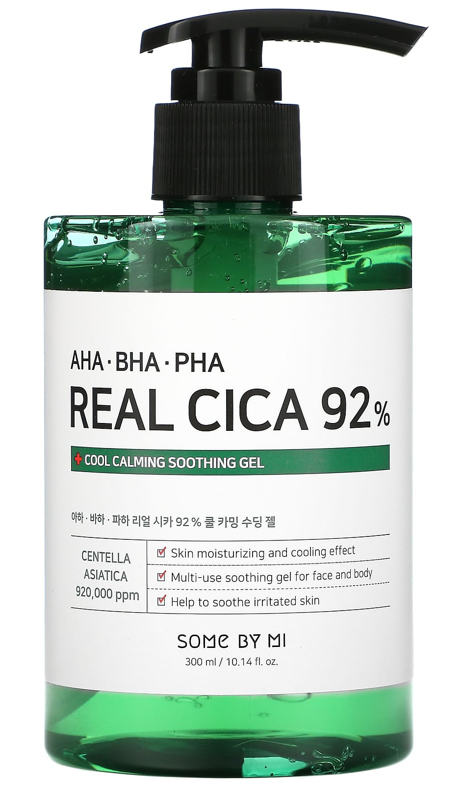 Some By Mi AHA-BHA-PHA Real Cica 92% Cool Calming Soothing Gel