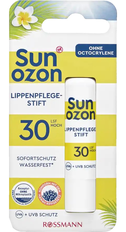 Thành phần Sun Ozon Lippenpflegestift LSF 30 đầy đủ