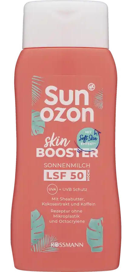 Thành phần Sun Ozon Skin Booster Sonnenmilch LSF 50 đầy đủ