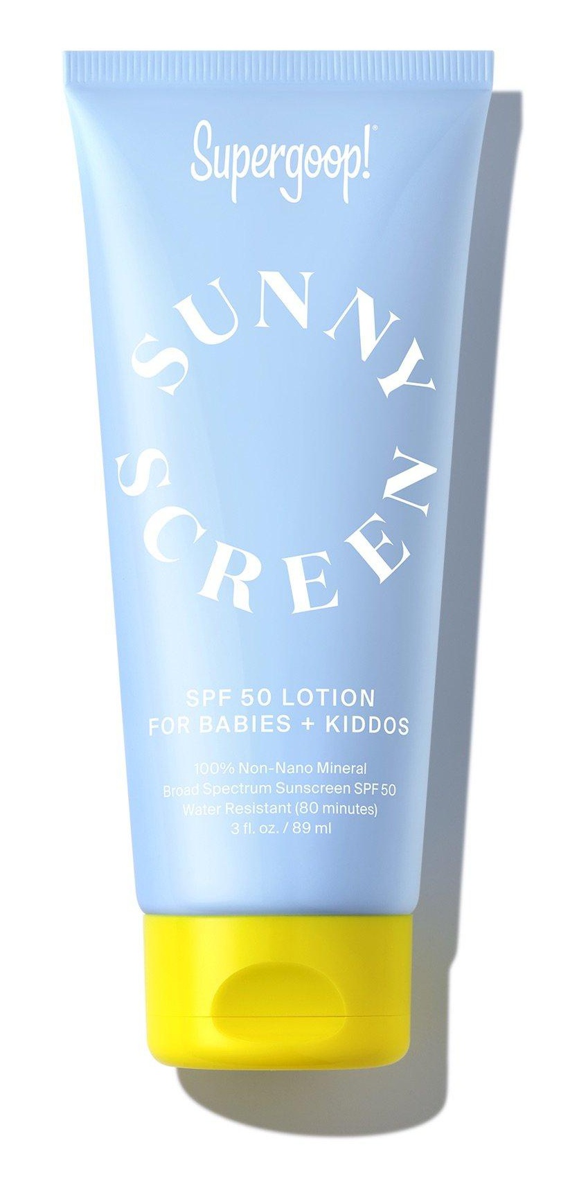 Full ingredients list Supergoop! Sunnyscreen™ 100% Mineral ...