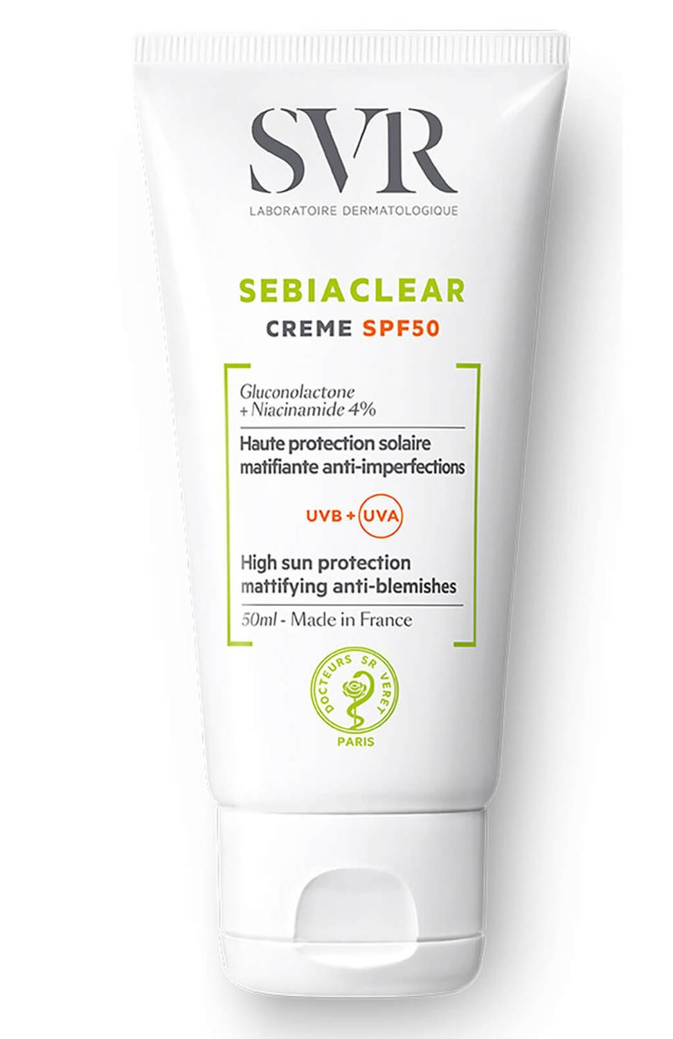 Kem SVR Sebiaclear Sebiaclear SPF50+ Cream