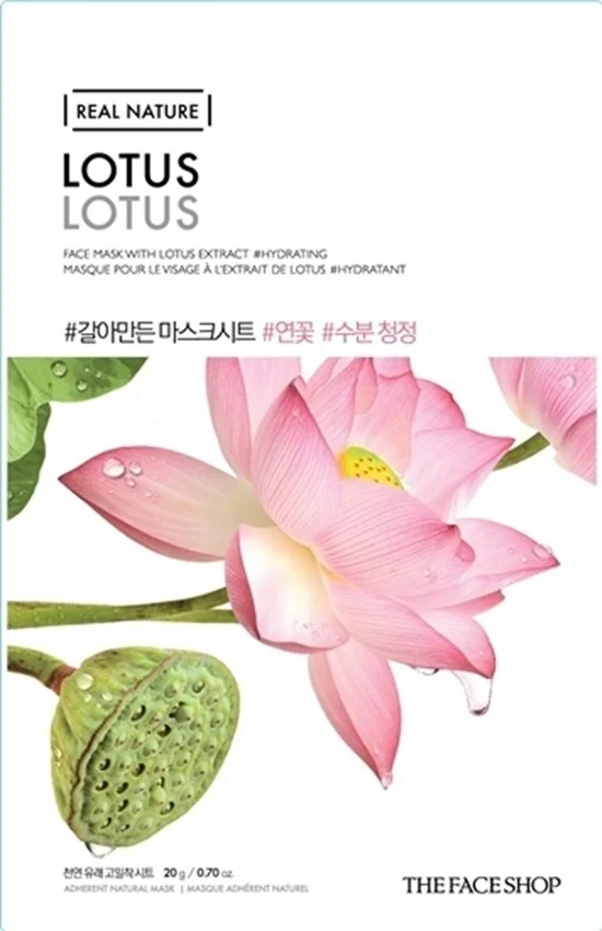 THE FACE SHOP Real Nature Lotus Face Mask