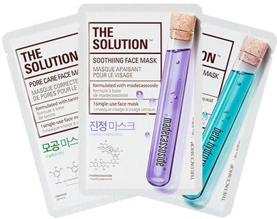 Full ingredients list THE FACE SHOP The Solution Mask Sheet
