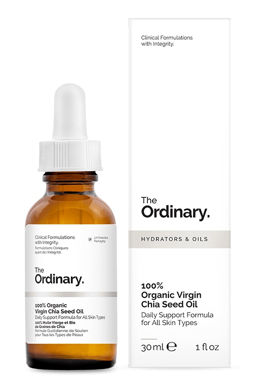 Full ingredients list The Ordinary 100% Organic Virgin Chia ...