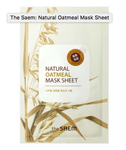THE SAEM Natural Oatmeal Mask Sheet