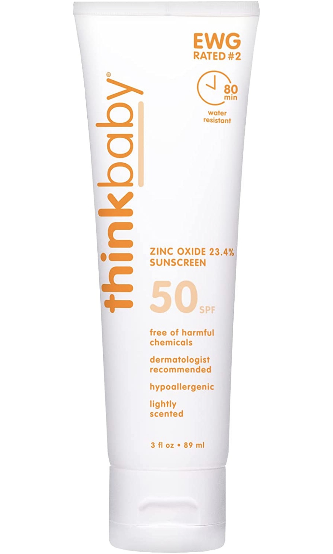 thinkbaby SPF 50+ Baby Sunscreen- Safe