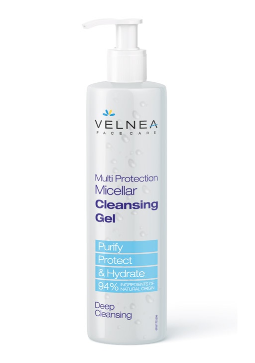 Gel rửa mặt Velnea Multi Protection Micellar Cleansing Gel